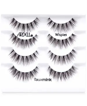 ARDELL Faux Mink Lashes -wispies 4-pack - No Color