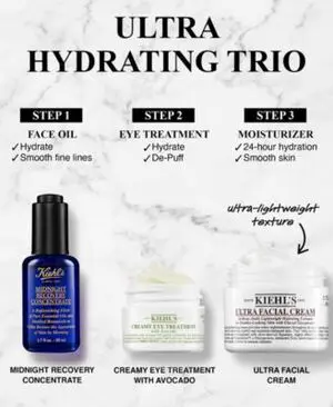 KIEHL'S SINCE 1851 Ultra Hydrating Trio Collection - No Color