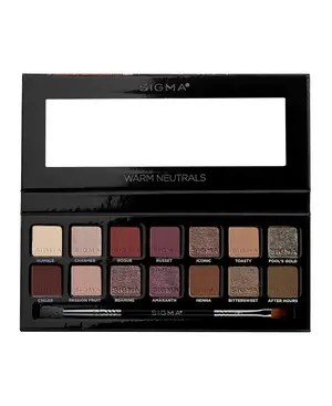 SIGMA BEAUTY Warm Neutrals Eyeshadow Palette White