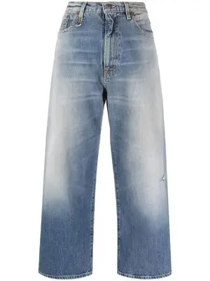 R13 Distressed-finish Straight Leg Jeans