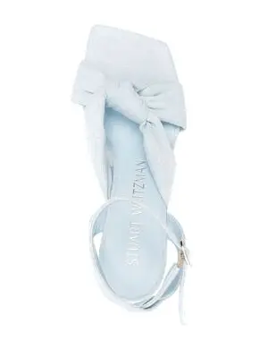 STUART WEITZMAN Playa Angle Strap 100 Sandals - Blue