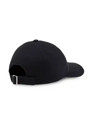 FERRAGAMO Leather-patch Logo Cap