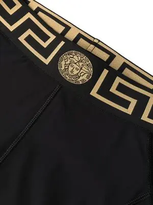 Versace Logo-waistband Leggings