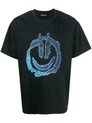 MISBHV Monongram Smiley-print T-shirt