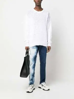 Dsquared2 Washed Denim Straight-leg Jeans