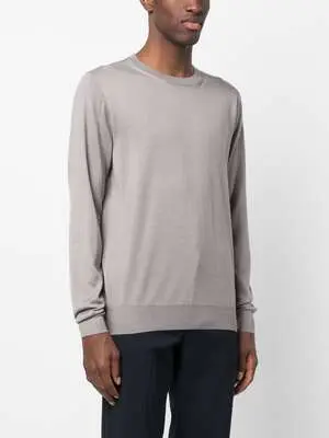 Fedeli Crew-neck Jumper - Grey