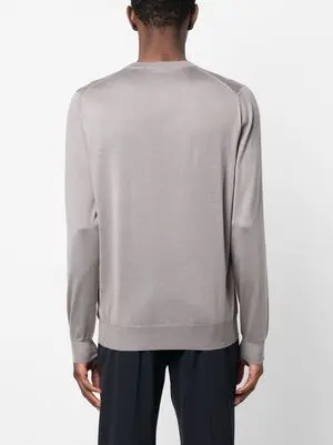 Fedeli Crew-neck Jumper - Grey