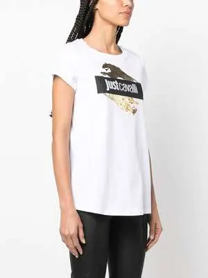 Just Cavalli Logo-print T-shirt