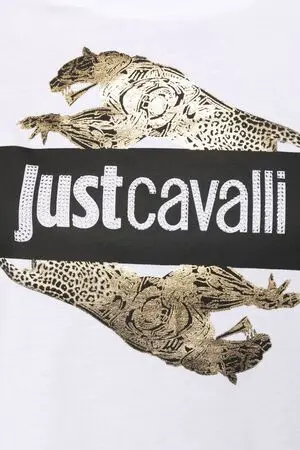 Just Cavalli Logo-print T-shirt