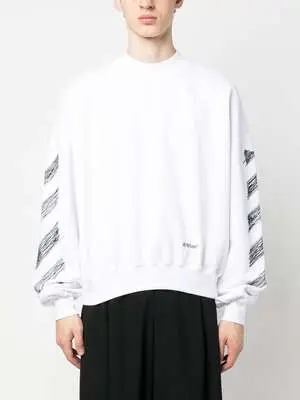 Off-White Diag-print Sweatshirt