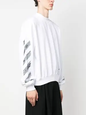 Off-White Diag-print Sweatshirt