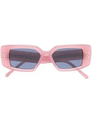 Valentino Garavani Rectangular Frame Sunglasses - Pink
