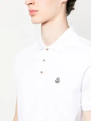 Moncler Logo-patch Polo Shirt