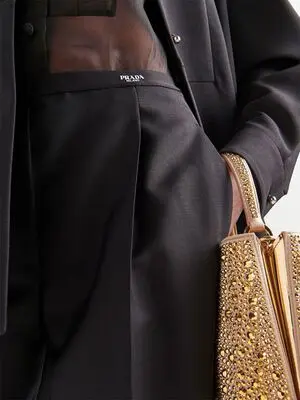 Prada Tailored Trousers - Black