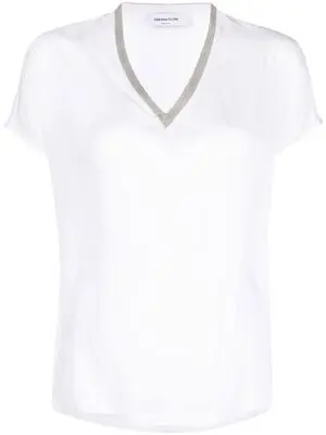 Fabiana Filippi V-neck Blouse - White