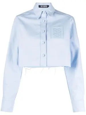 RAF SIMONS Raf Simons Cropped Cotton Shirt