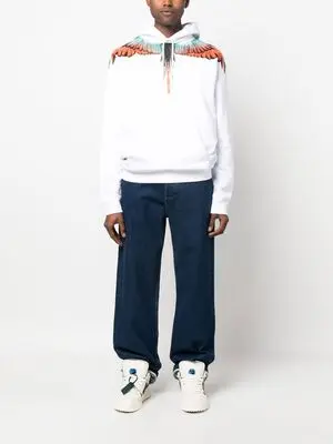 COUNTY OF MILAN Marcelo Burlon Wing-print Hoodie