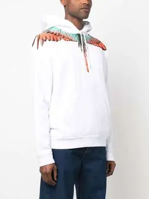 COUNTY OF MILAN Marcelo Burlon Wing-print Hoodie