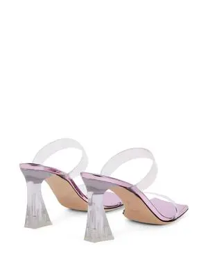 GIUSEPPE ZANOTTI 85mm Flaminia Plexi Sandals