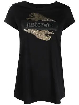 Just Cavalli Off The Shoulder T-shirts For Women