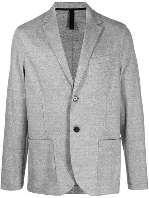 Harris Wharf London Notched-lapels Single-breasted Blazer - Grey