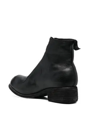 Guidi Zip-up Ankle Boots - Black