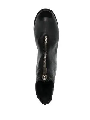 Guidi Zip-up Ankle Boots - Black