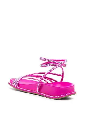 LE SILLA Crystal-embellished Sandals - Pink