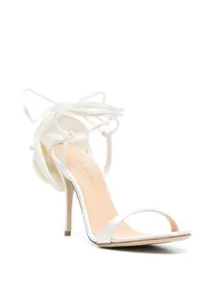 Magda Butrym 105mm Flower Satin Sandals