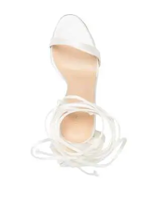 Magda Butrym 105mm Flower Satin Sandals
