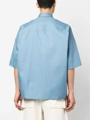 Valentino Garavani Logo-patch Bowling Shirt