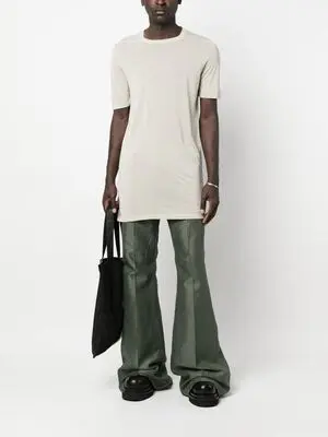 Rick Owens Crew Neck Long-length T-shirt - Neutrals
