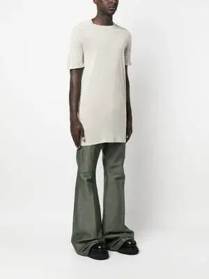 Rick Owens Crew Neck Long-length T-shirt - Neutrals