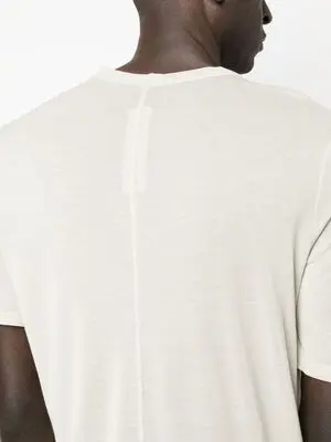 Rick Owens Crew Neck Long-length T-shirt - Neutrals