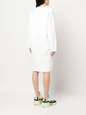 MAISON MARGIELA Logo Print Sweatshirt Dress