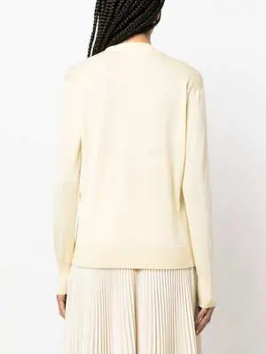 JIL SANDER Fine-knit V-neck Cardigan