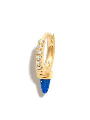 MARIA TASH 18kt Yellow Spike Lapis Lazuli Earring - Gold