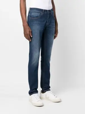 DONDUP Mid-rise Straight-leg Jeans - Blue