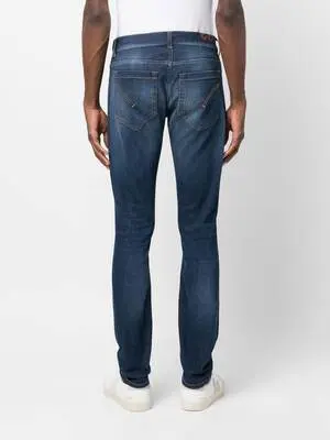DONDUP Mid-rise Straight-leg Jeans - Blue