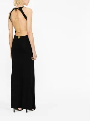 Elisabetta Franchi Open-back Gown