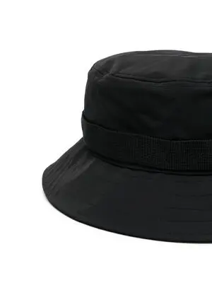 Kenzo Side Logo-patch Bucket Hat - Black