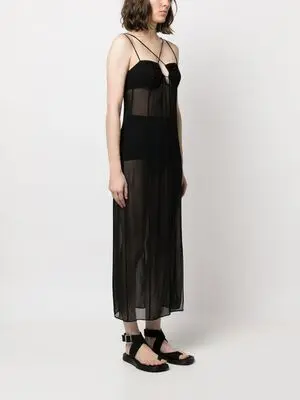 Patrizia Pepe Abito Sottoveste Midi Dress