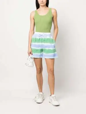 MSGM Stripe-pattern Drawstring Shorts