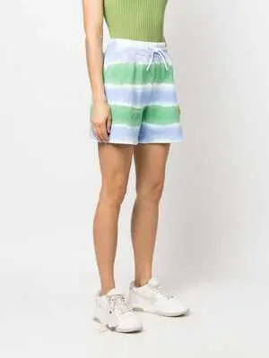 MSGM Stripe-pattern Drawstring Shorts