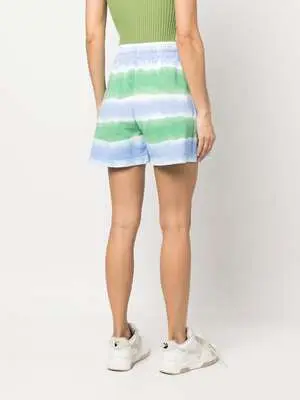 MSGM Stripe-pattern Drawstring Shorts