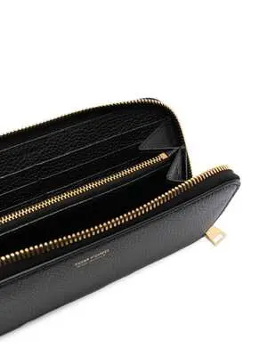 TOM FORD Grained-leather Logo-print Wallet