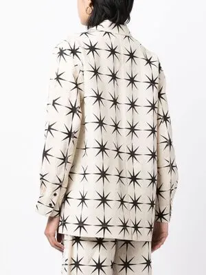 JNBY Printed Linen Blazer