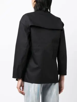 JNBY Asymmetrical Layered Tie-waist Jacket