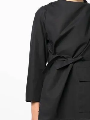 JNBY Asymmetrical Layered Tie-waist Jacket
