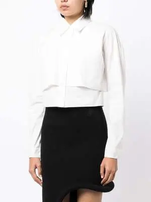 JNBY Cropped Cotton Shirt